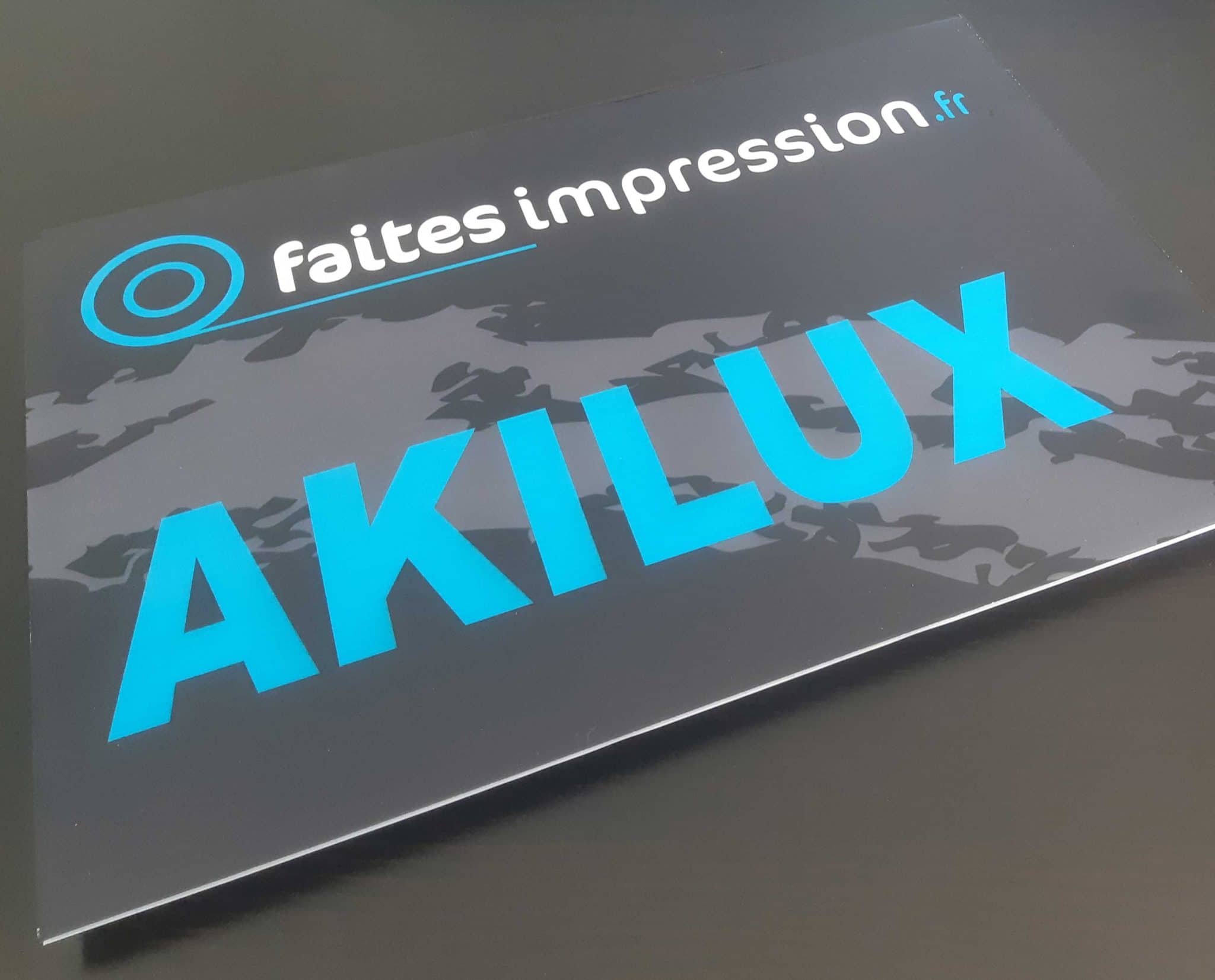 Plaque AKILUX formats standards – faites impression